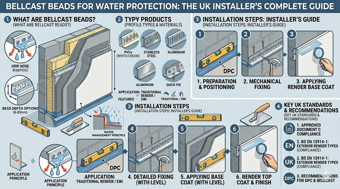 Bellcast Beads for Water Protection UK | Renders World