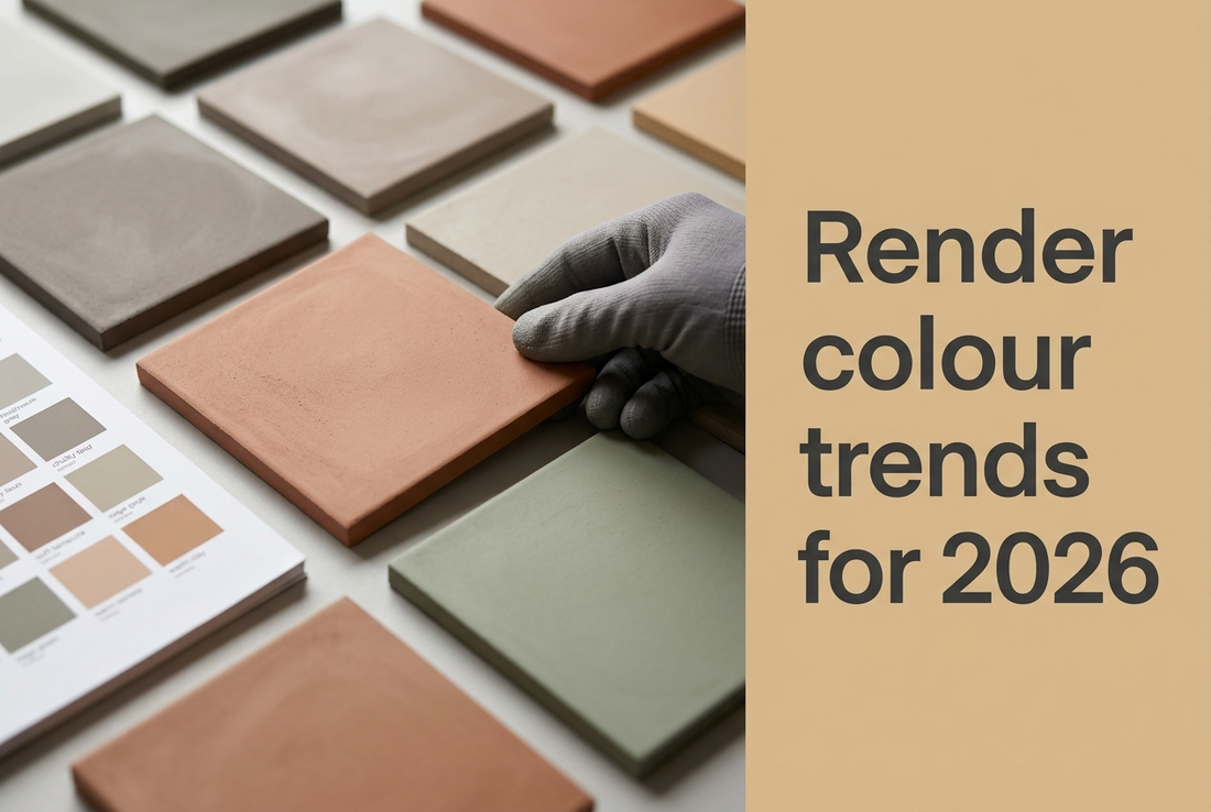 2026 Render Colour Trends UK: Earth Tones & Colour Drenching