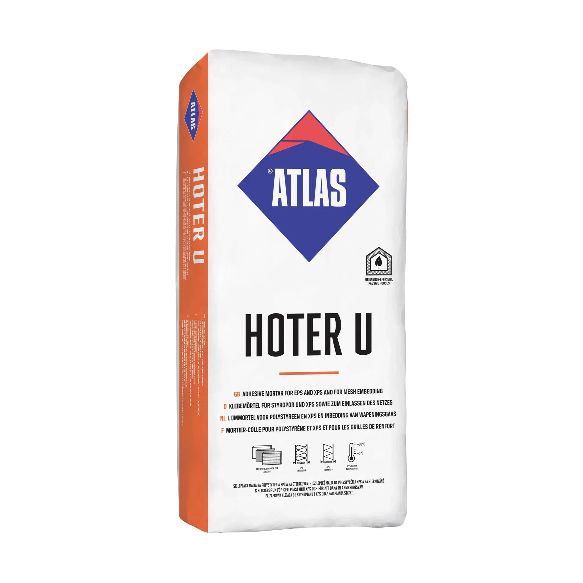 Atlas Hoter U White EPS Adhesive Basecoat | 25kg
